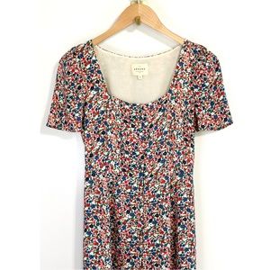 Sezane | Dresses | Sezane Midi Floral Victoria Dress | Poshmark